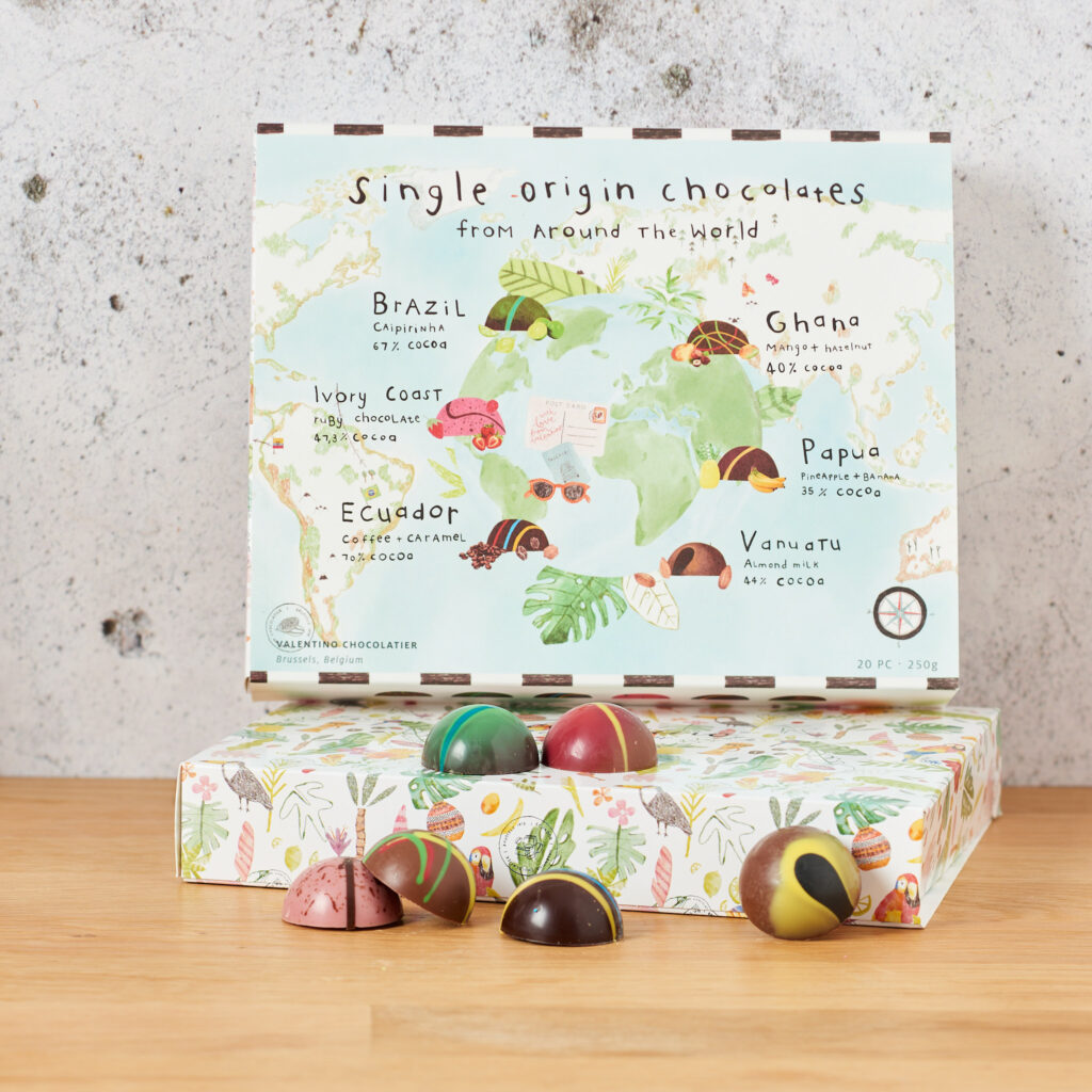 Chocolade cadeau Single Origin Chocolate giftbox online bestellen